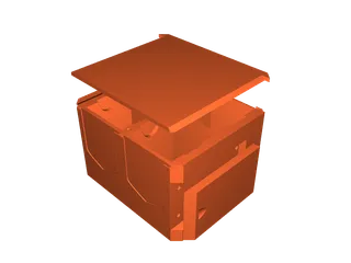 Quad MTG Deck Box with Token Tray by Chad Weidenfeller | Download free ...
