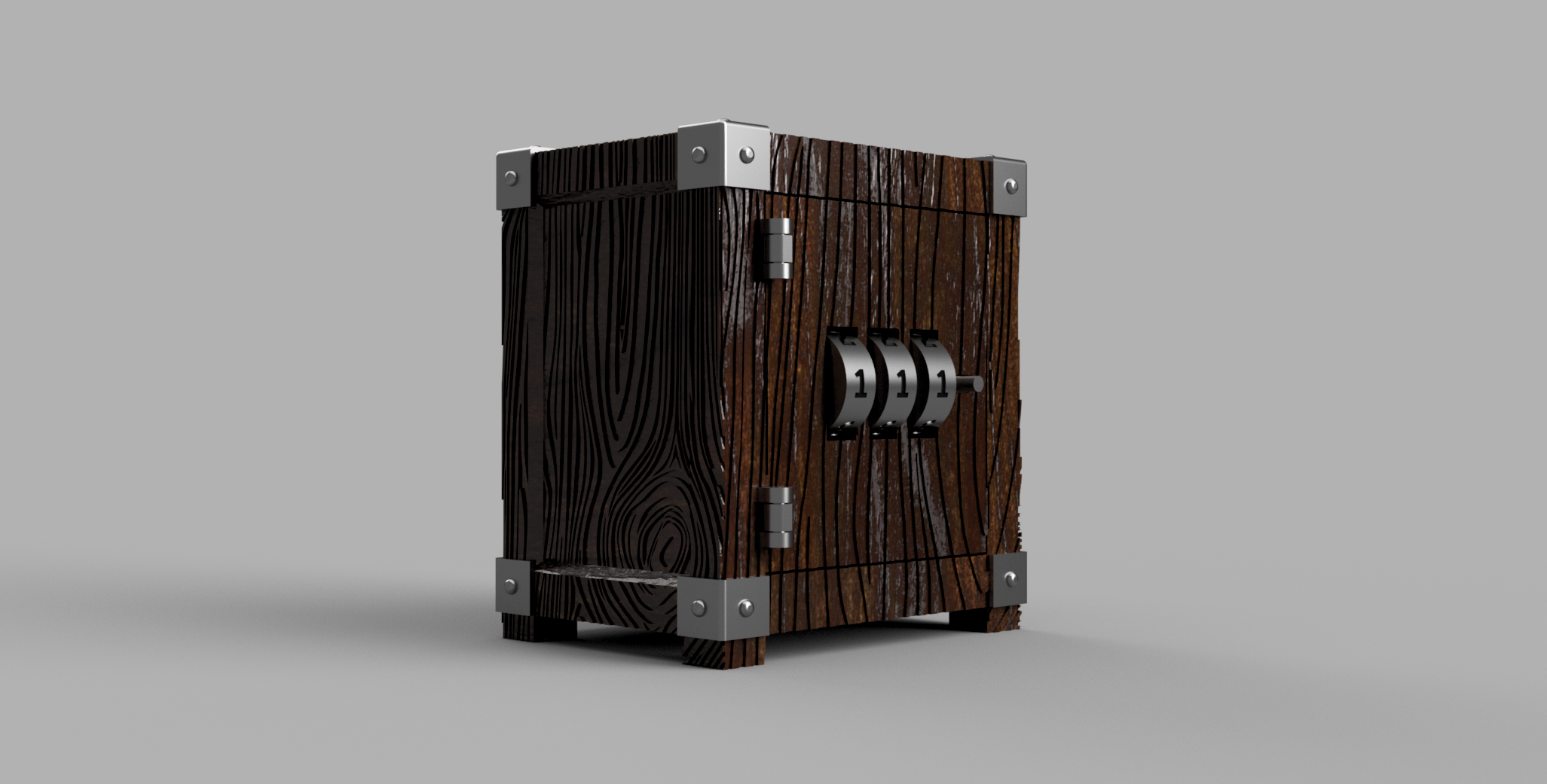 Mini Safe - With wood grain by LAYER SHIFT | Printables Store