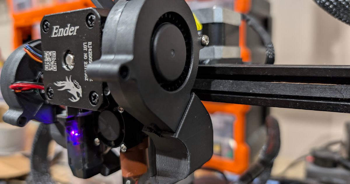 Ender 3 V3 SE 5015 Right Fan Duct by M P | Download free STL model | Printables.com