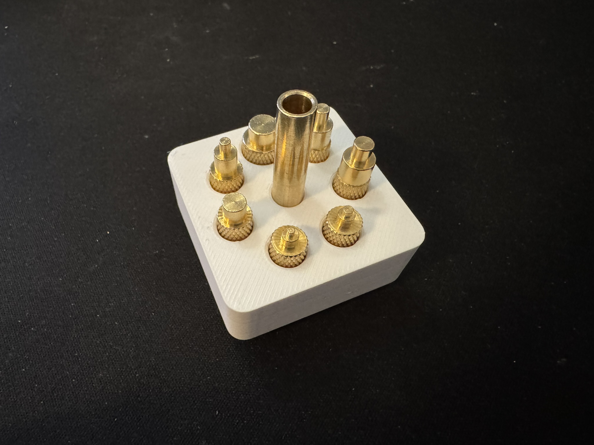 Gridfinity heat-set insert tip holder by wrooty | Download free STL model | Printables.com