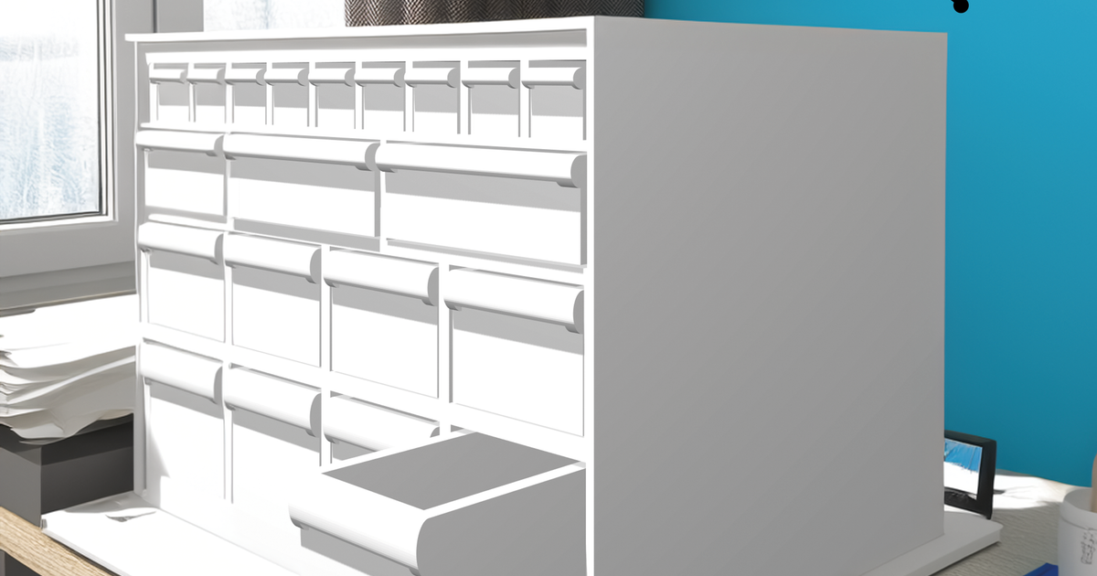 Modular Multi-Purpose Organizer by Eren Çelik | Download free STL model ...