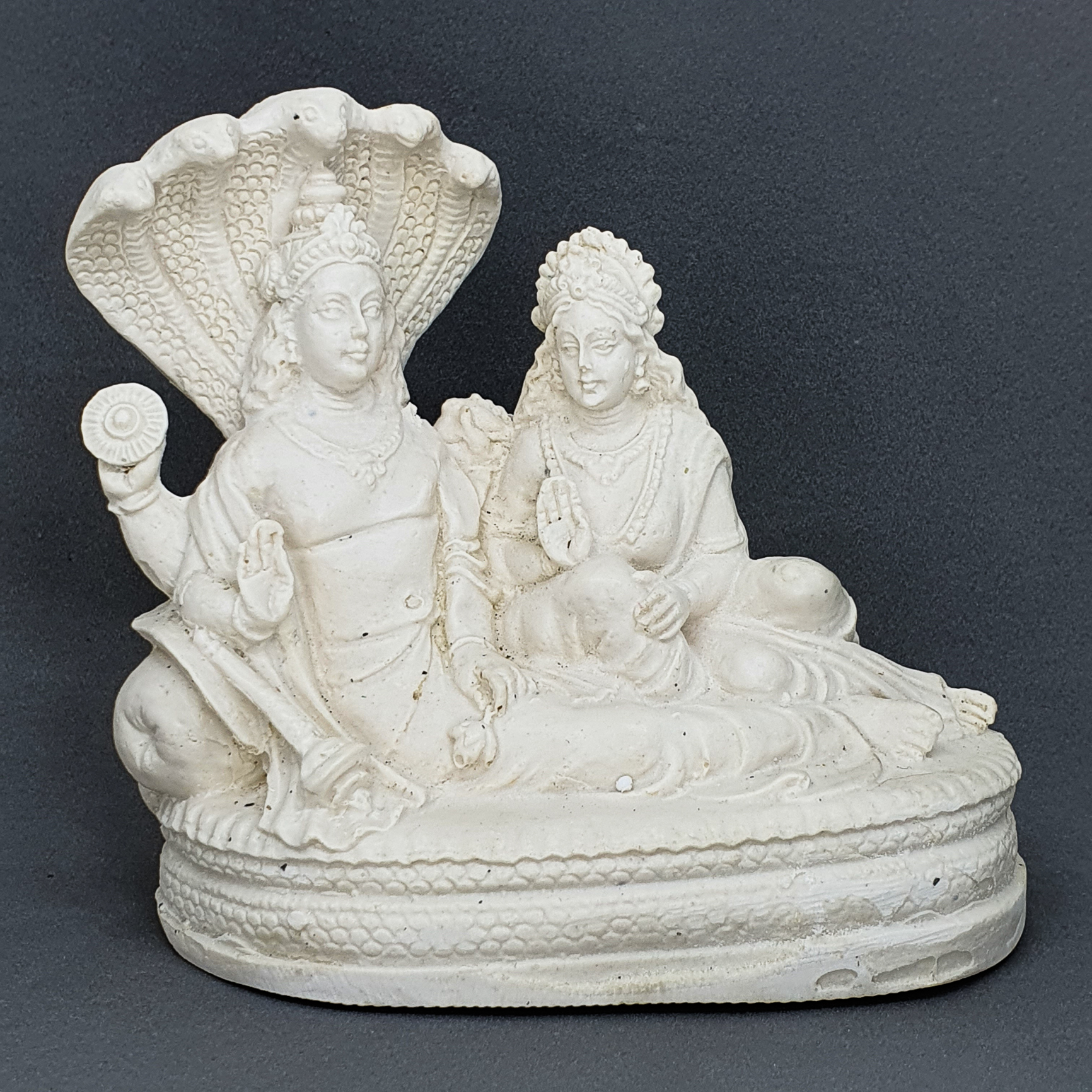 Vishnu & Lakshmi resting on the Divine Snake Sesha by VedicFutura ...