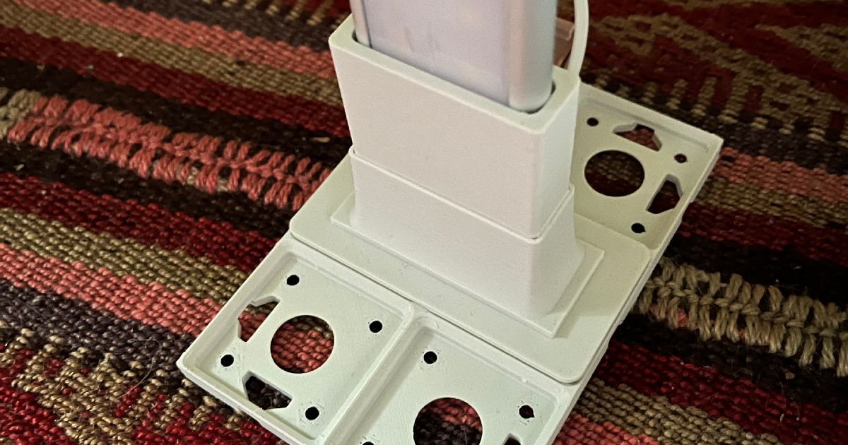 LED light bar for office desk videoconferencing - Gridfinity base by linuxizer | Download free ...