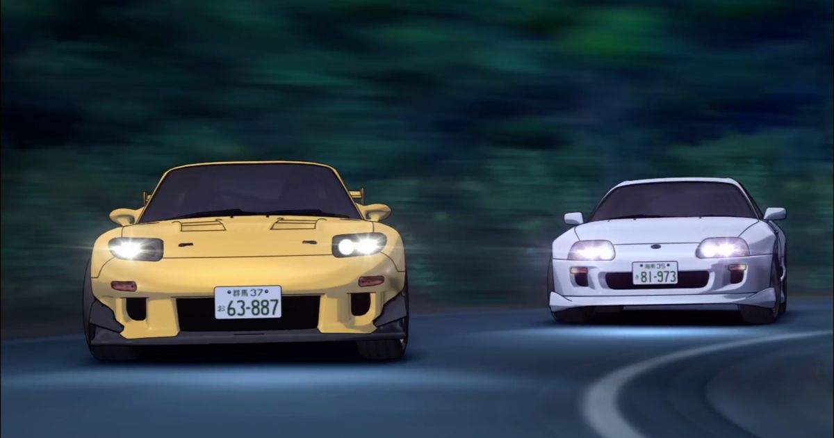 Rx-7 vs Supra (Initial D Lithophane) por uowxs | Descargar modelo STL ...