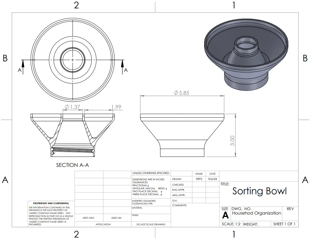 Standard Mouth Mason Jar Sorting Bowl by Yves Chaudron | Download free ...