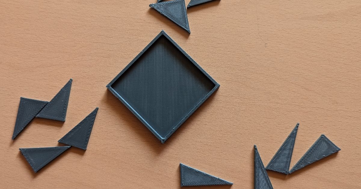 Better Visual Proof Of Pythagoras Theorem Autorstwa N3tzw3rg Pobierz Darmowy Model Stl