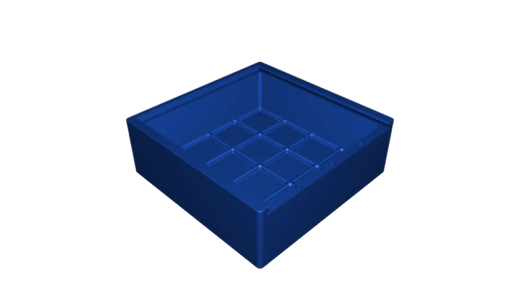Gridfinity 4x4 transport box with sliding magnetic lid by AWSW ...
