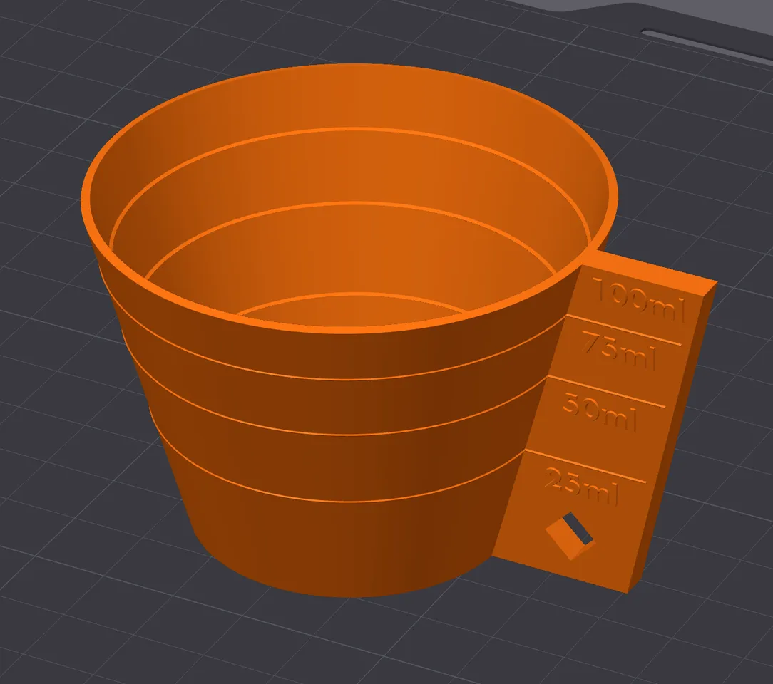 Deciliter Measuring cups by NEWSTREAM | Download free STL model ...
