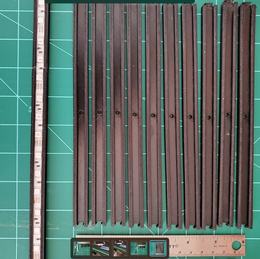 5050 LED Strip Track by ebarnes | Download free STL model | Printables.com