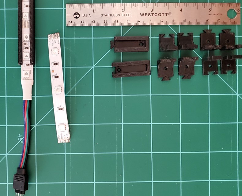5050 LED Strip Track by ebarnes | Download free STL model | Printables.com