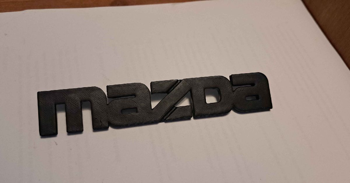 Mazda Rx7 Emblem by LoVC | Download free STL model | Printables.com