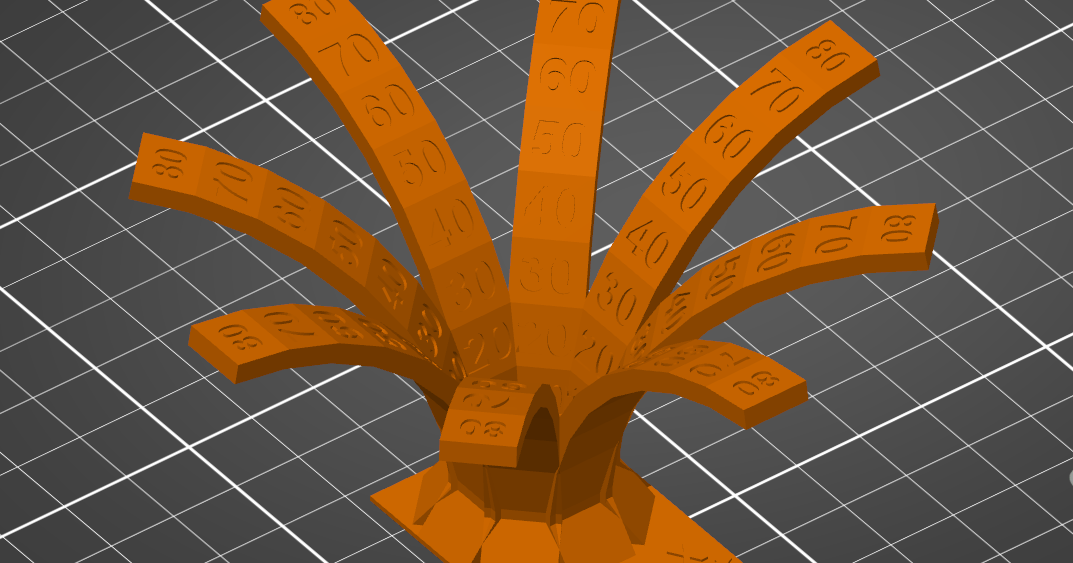 Extreme angle 80° overhang test - 8 sides by JaKeU | Download free STL ...