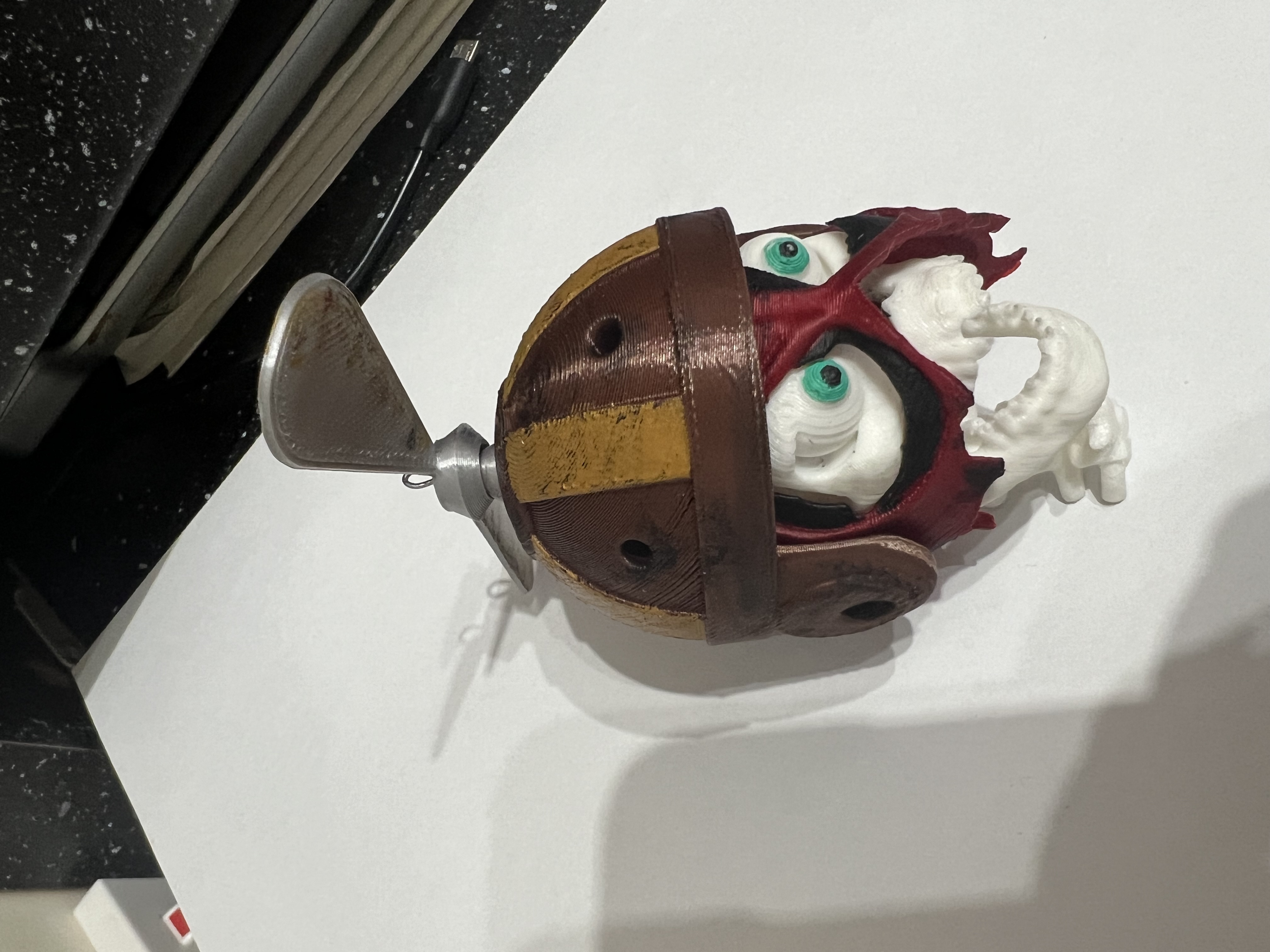 Zombie Deadpool- flying head von 4kicks | Kostenloses STL-Modell ...