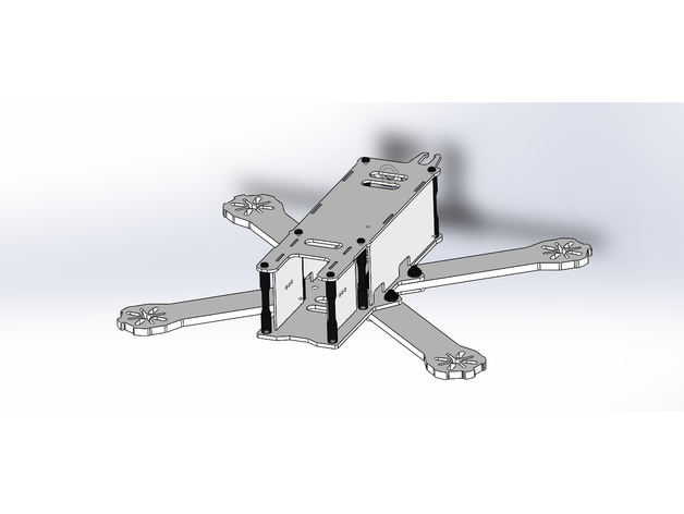 Kompletní model dronu Eachine Wizard x220 by agroczech | Download free ...