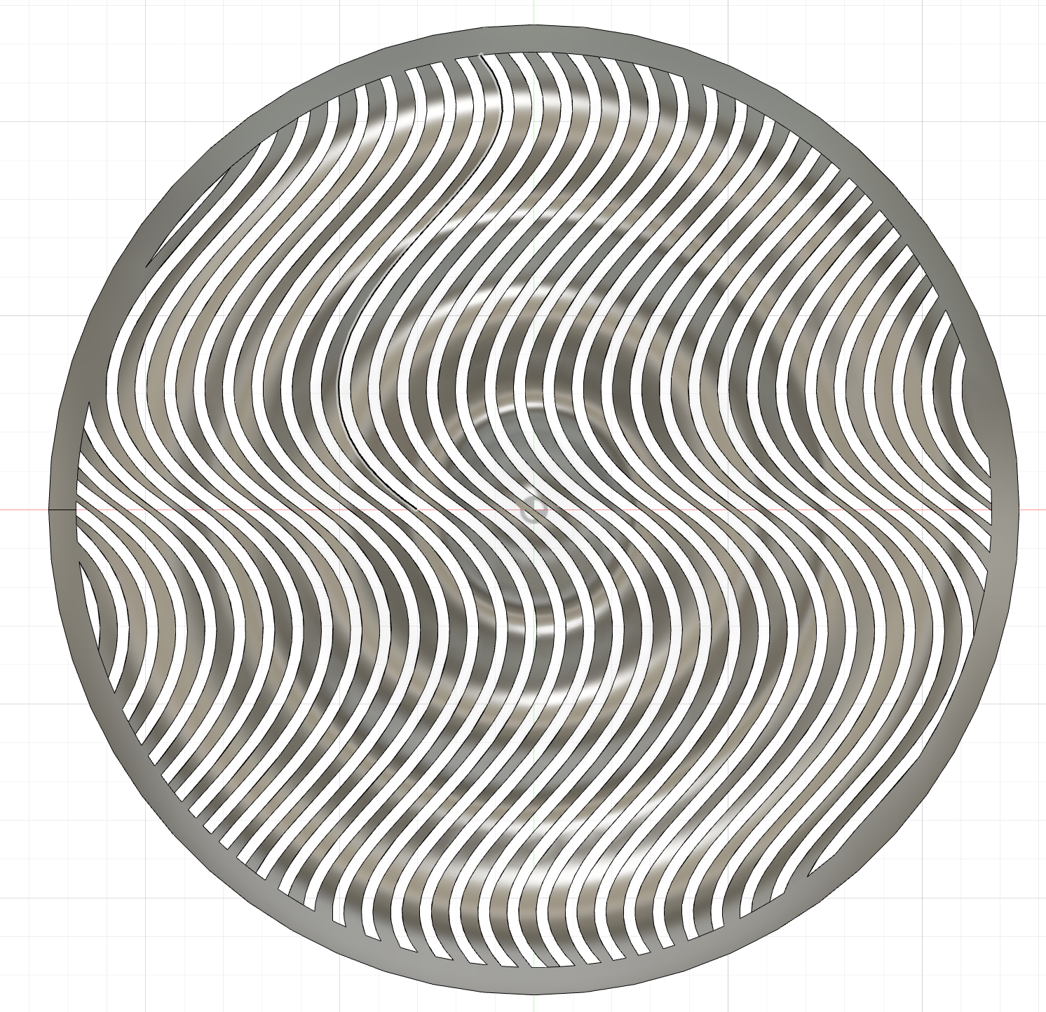 Trippy Sliced Wave Circle Fidget by obicke | Download free STL model ...