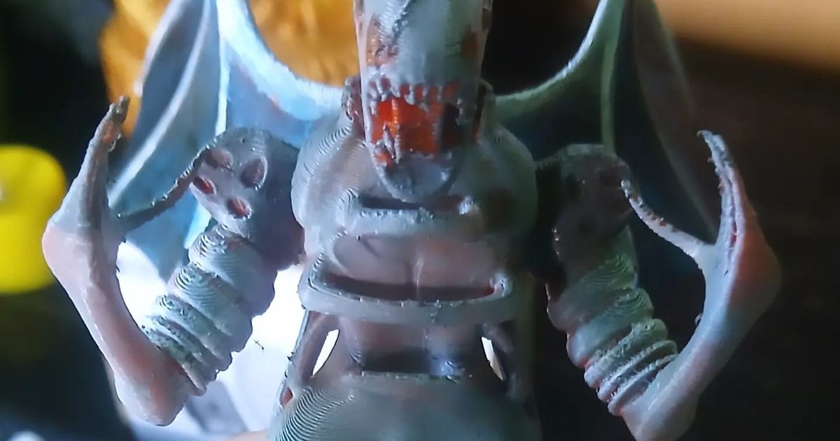 Contra (Metal Alien) Area 4 Boss by Druk CG | Download free STL model ...