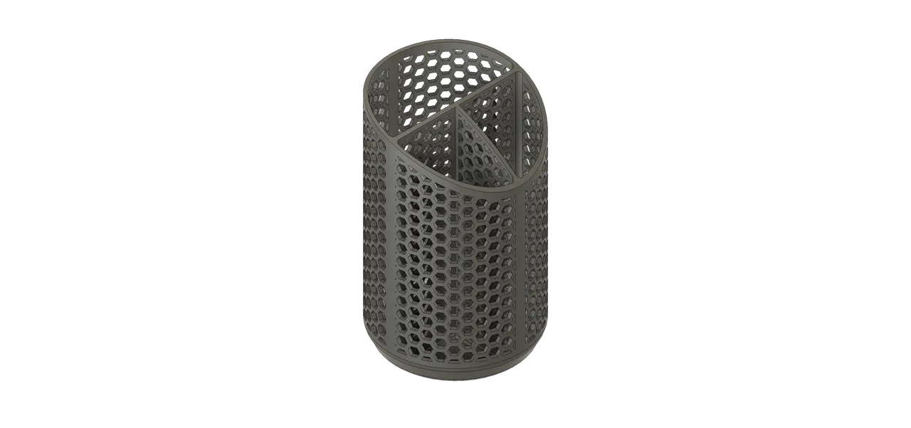 Efficient Honeycomb Pencil Holder by JayBird_25 | Download free STL ... Efficient Honeycomb Pencil Holder by JayBird_25 | Download free STL ...