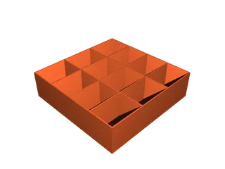 Card sorting tray by HP | Download free STL model | Printables.com