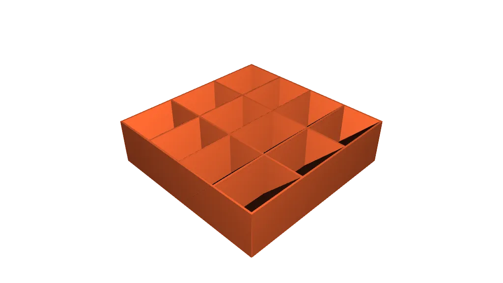 Card sorting tray by HP | Download free STL model | Printables.com