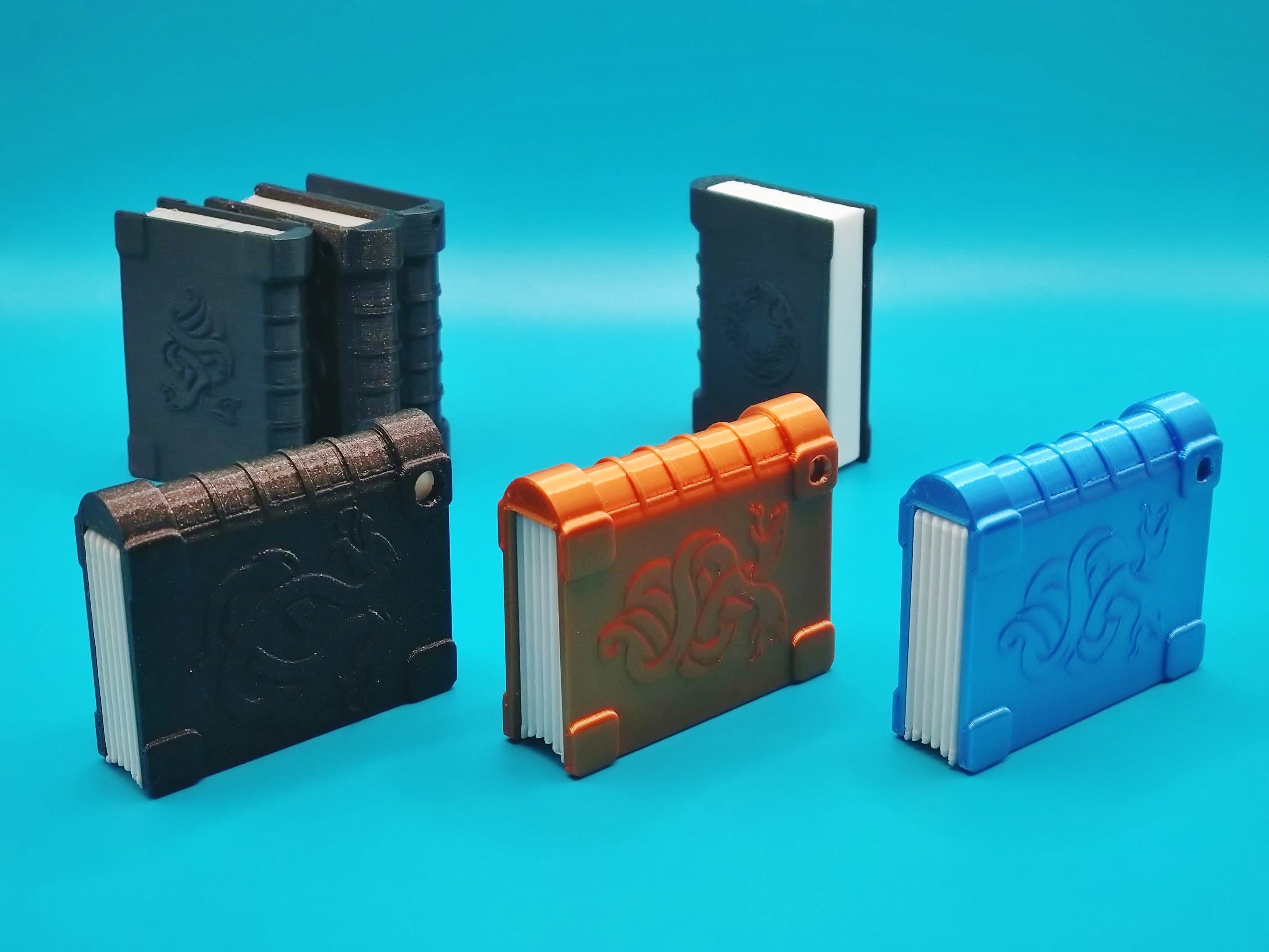 OLD BOOK - keychain by 3D PRINT | Printables Store