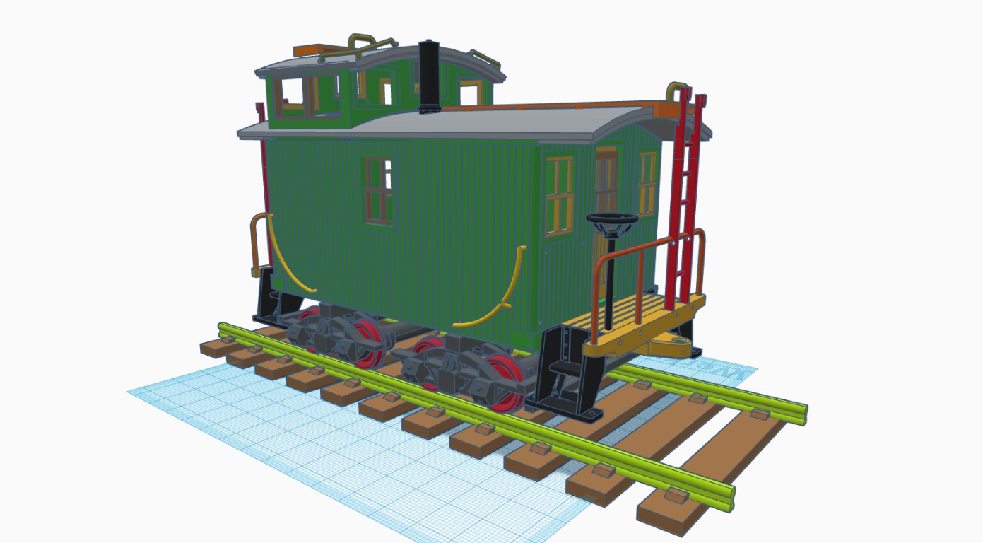 Caboose wagon year 1933 Designer Ed van der Heijden by Ed van der ...