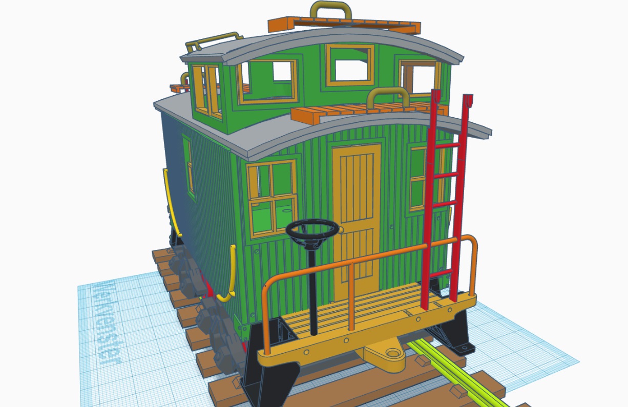 Caboose wagon year 1933 Designer Ed van der Heijden by Ed van der ...