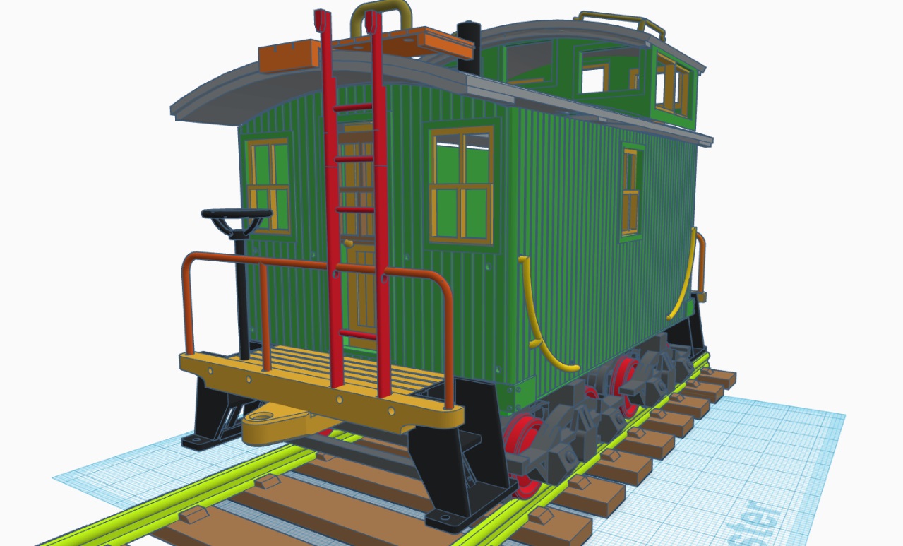 Caboose wagon year 1933 Designer Ed van der Heijden by Ed van der ...