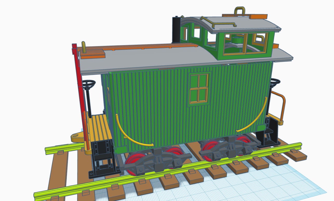 Caboose wagon year 1933 Designer Ed van der Heijden by Ed van der ...
