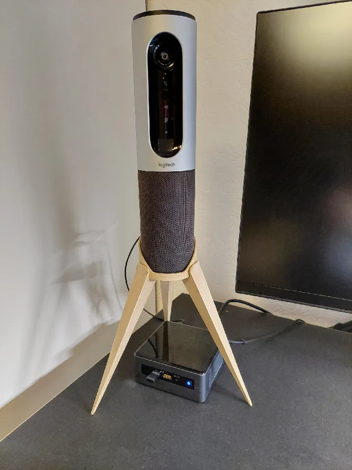 Logitech ConferenceCam Tripod base by tulip | Download free STL model ...