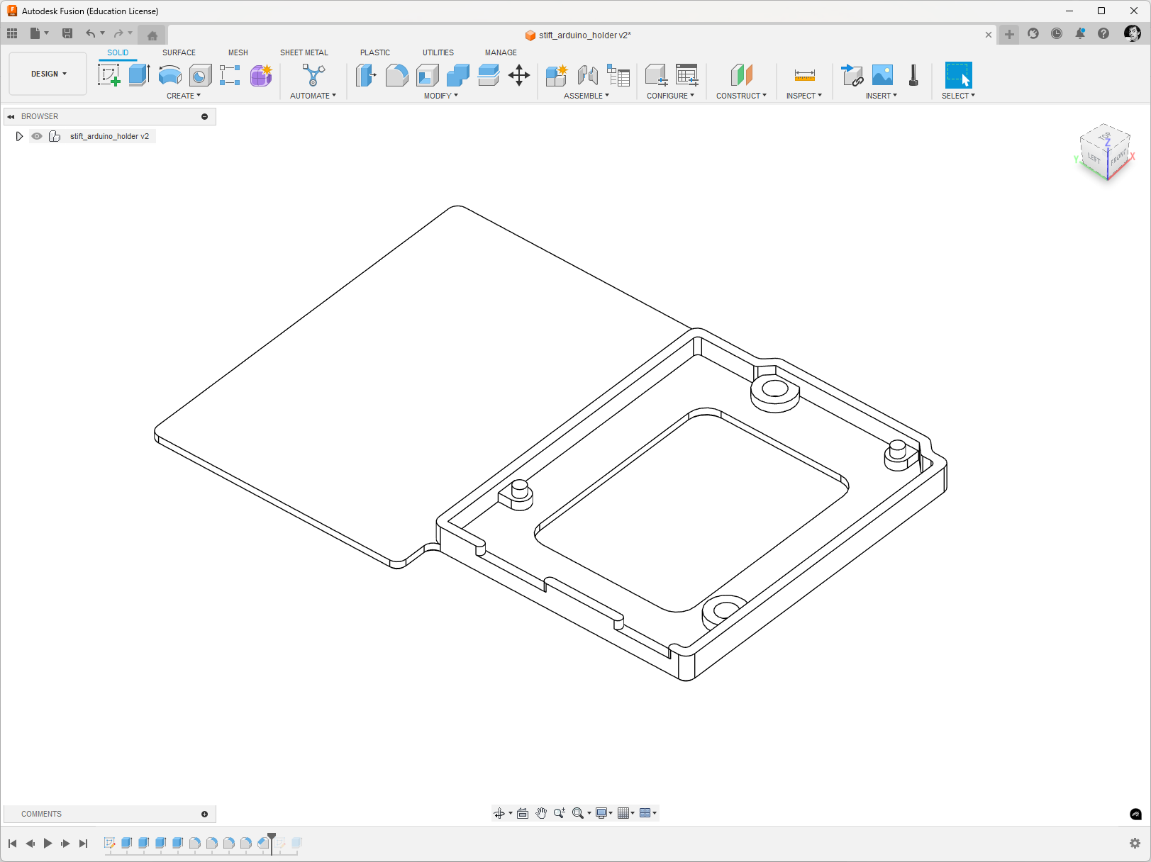 Yet another Arduino UNO holder by georgmierau | Download free STL model ...