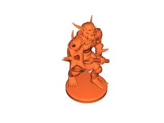 Bugbear with Morningstar Minifigure by jayden524 | Download free STL ...