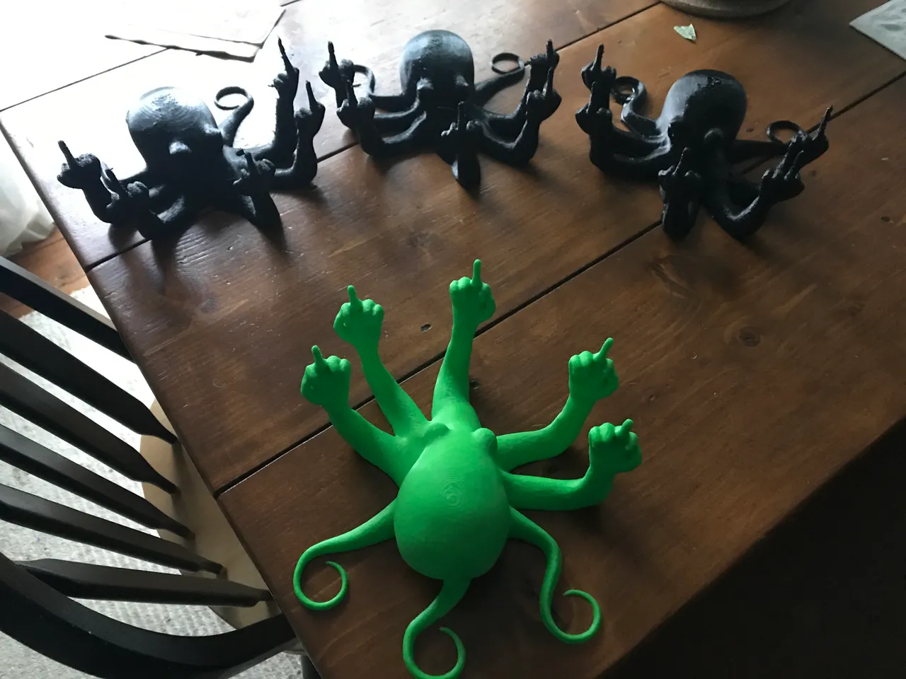 Angry Octopus (F*cktopus) by Jared | Download free STL model ...