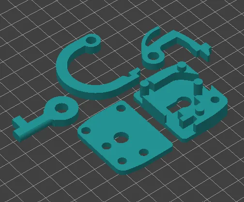 working lock by Cody | Download free STL model | Printables.com