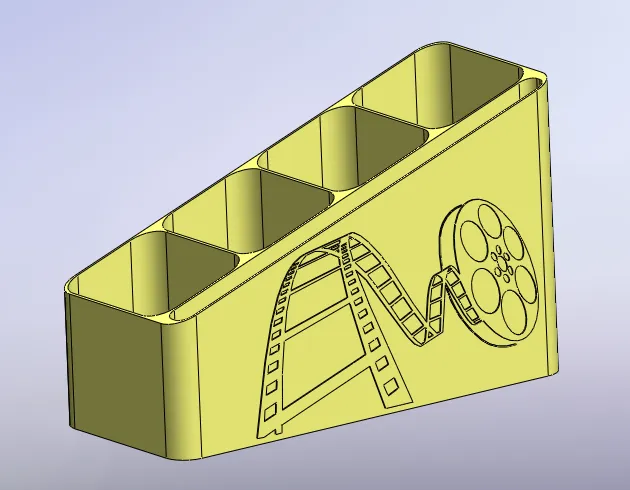Remote control holder by Alberto Baratelli | Download free STL model ...