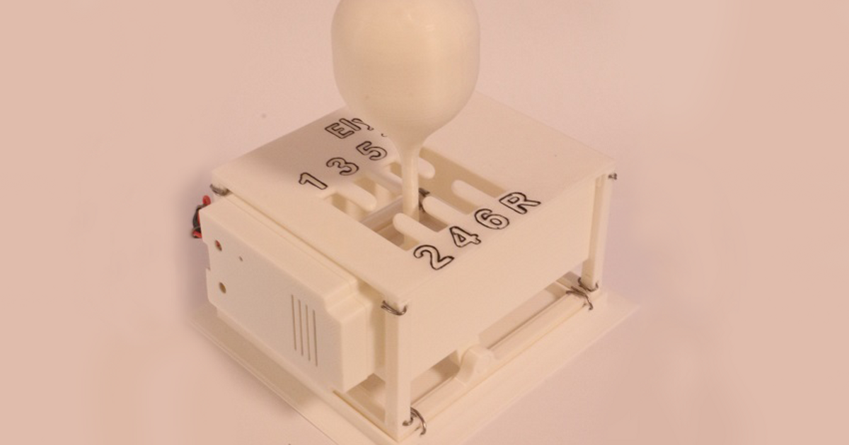 DIY Simulator Stick Shift by Ely Oshri | Download free STL model ...