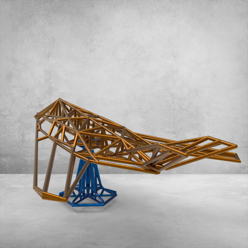 Lockheed F-117 Nighthawk Wire Style by EngGraph | Download free STL ...