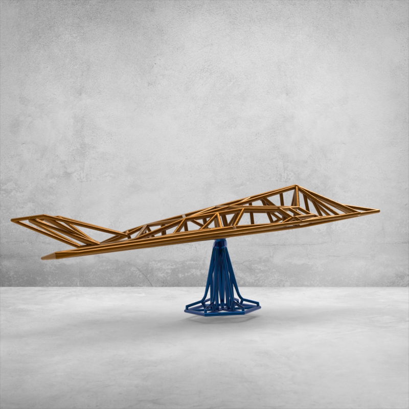 Lockheed F-117 Nighthawk Wire Style by EngGraph | Download free STL ...