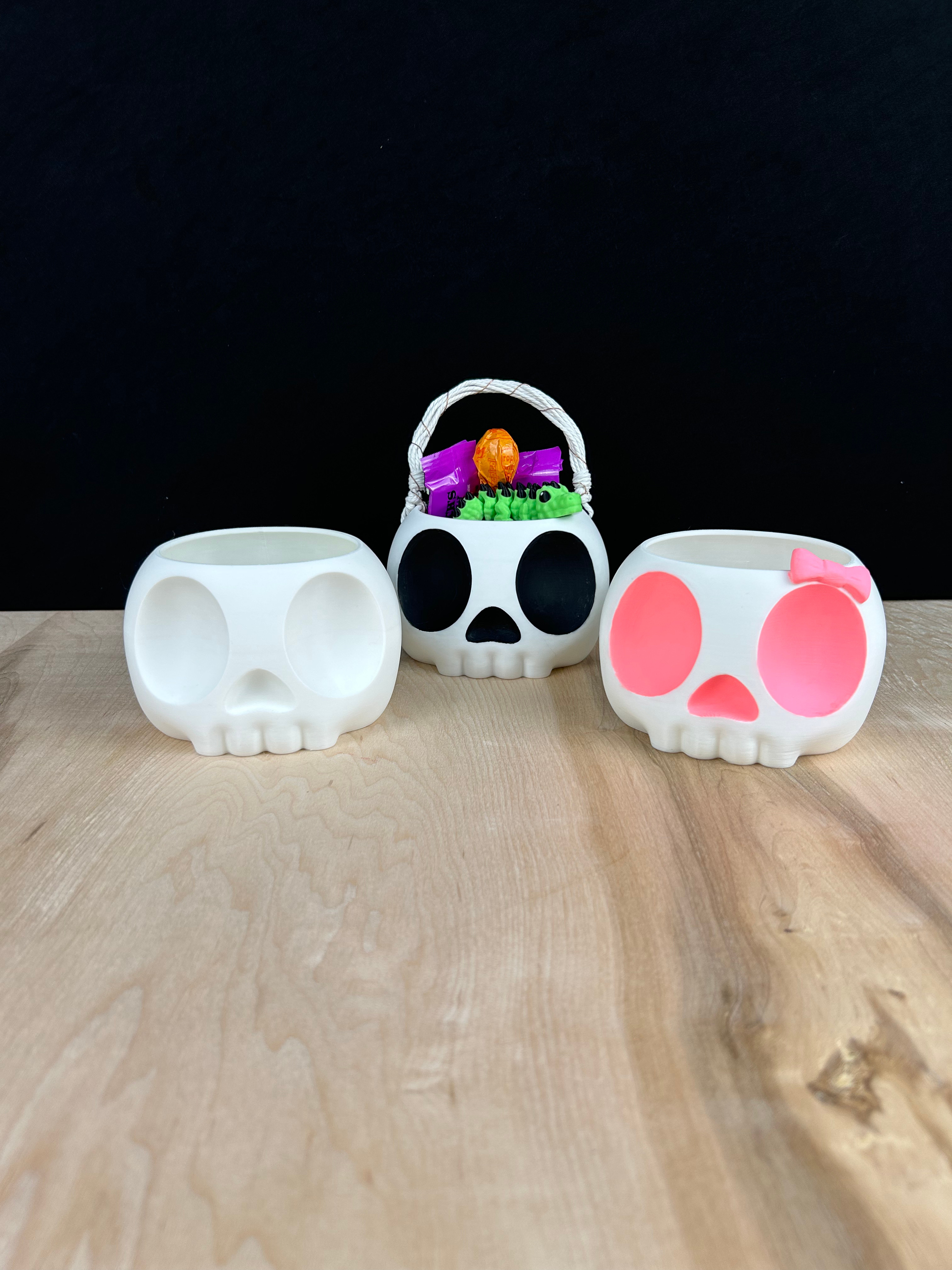 Skull Bin by Built_Over_Bot | Download free STL model | Printables.com