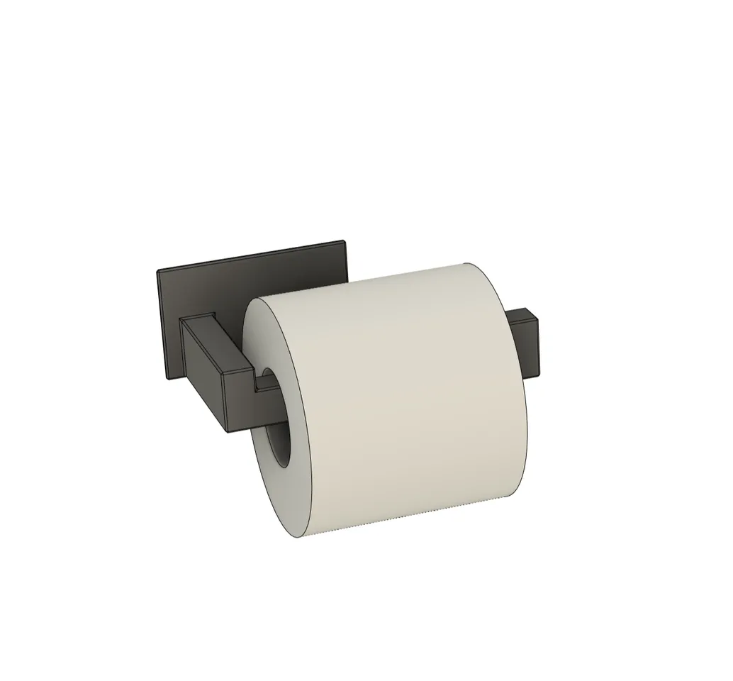 Minimalist toilet paper holder by 3Dklase.lt | Download free STL model ...
