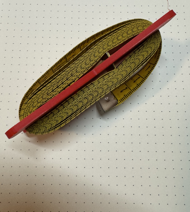 Cloth Tape Measure WInder by apopticon | Download free STL model ...