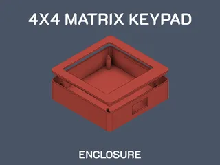 Matrix keypad ESP32 case by Some Guy | Download free STL model ...