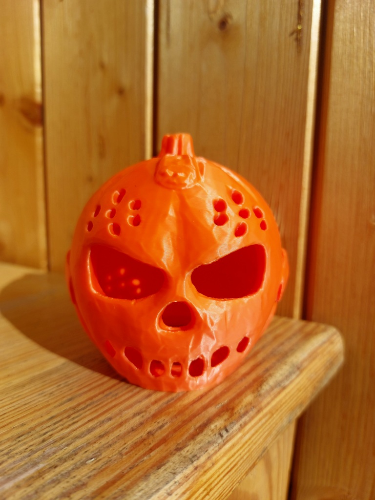 Halloween Jason pumpkin TeaLights by kutnohormac | Download free STL ...