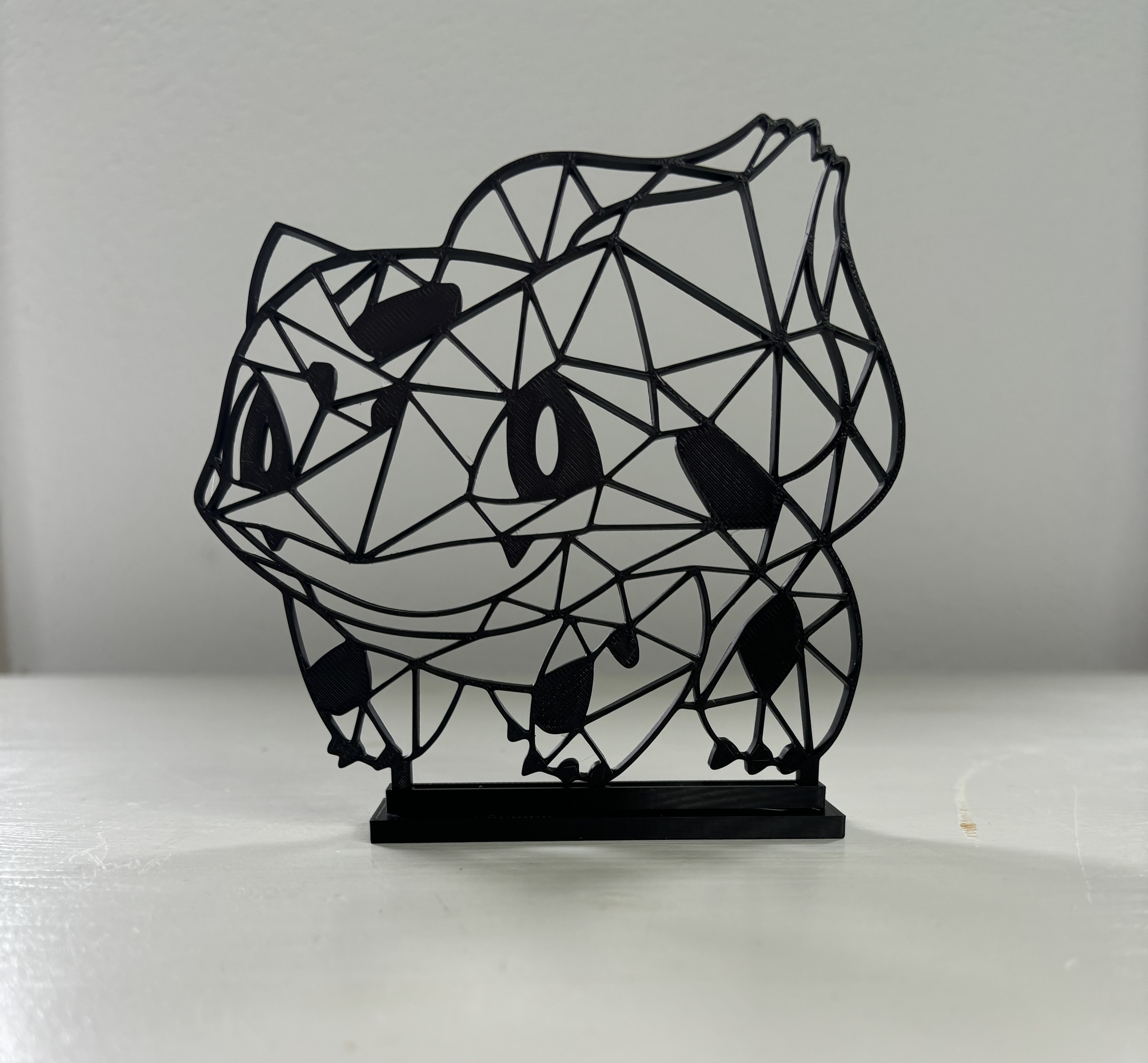 Geometric Pokémon Bulbasaur by 3DPrintastica | Download free STL model ...