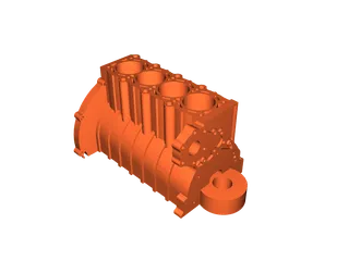 Engine Block Keychain 4 cylinder by Stenly_G | Download free STL model ...