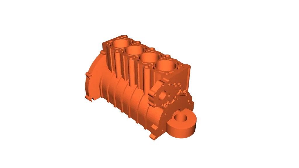 Engine Block Keychain 4 cylinder by Stenly_G | Download free STL model ...