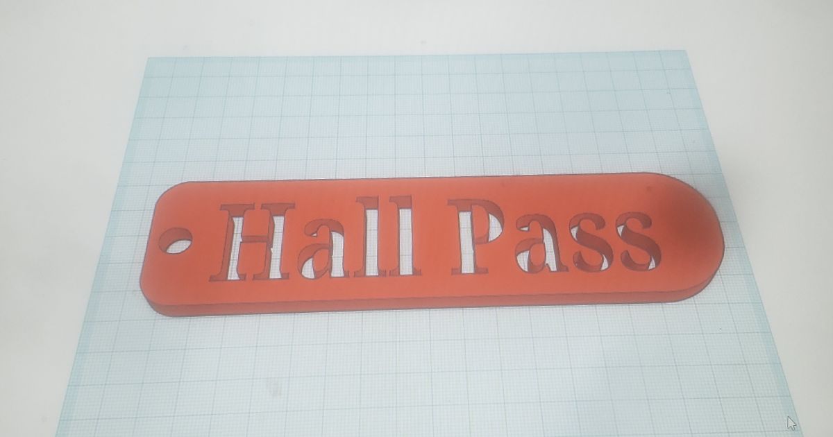 Hall Pass by Clay Daly | Download free STL model | Printables.com