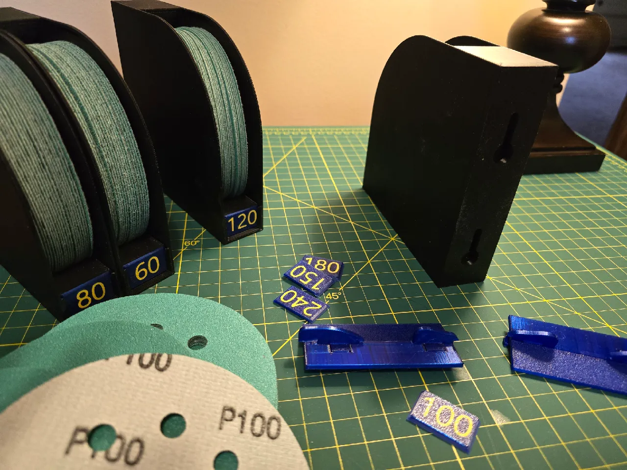 Sandpaper Caddy (wall mounted) by Mikek | Download free STL model ...