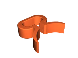 Rade Garage brake hose guide by rubiojr | Download free STL model ...