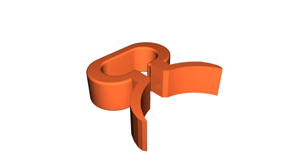 Rade Garage brake hose guide by rubiojr | Download free STL model ...