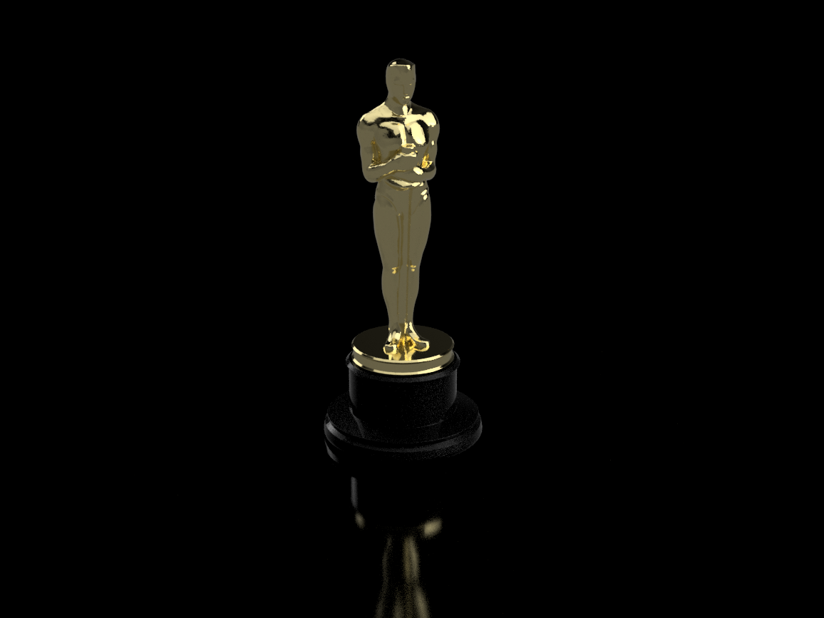 real Oscar Award statue by The Kit Card Guy | Download free STL model ...